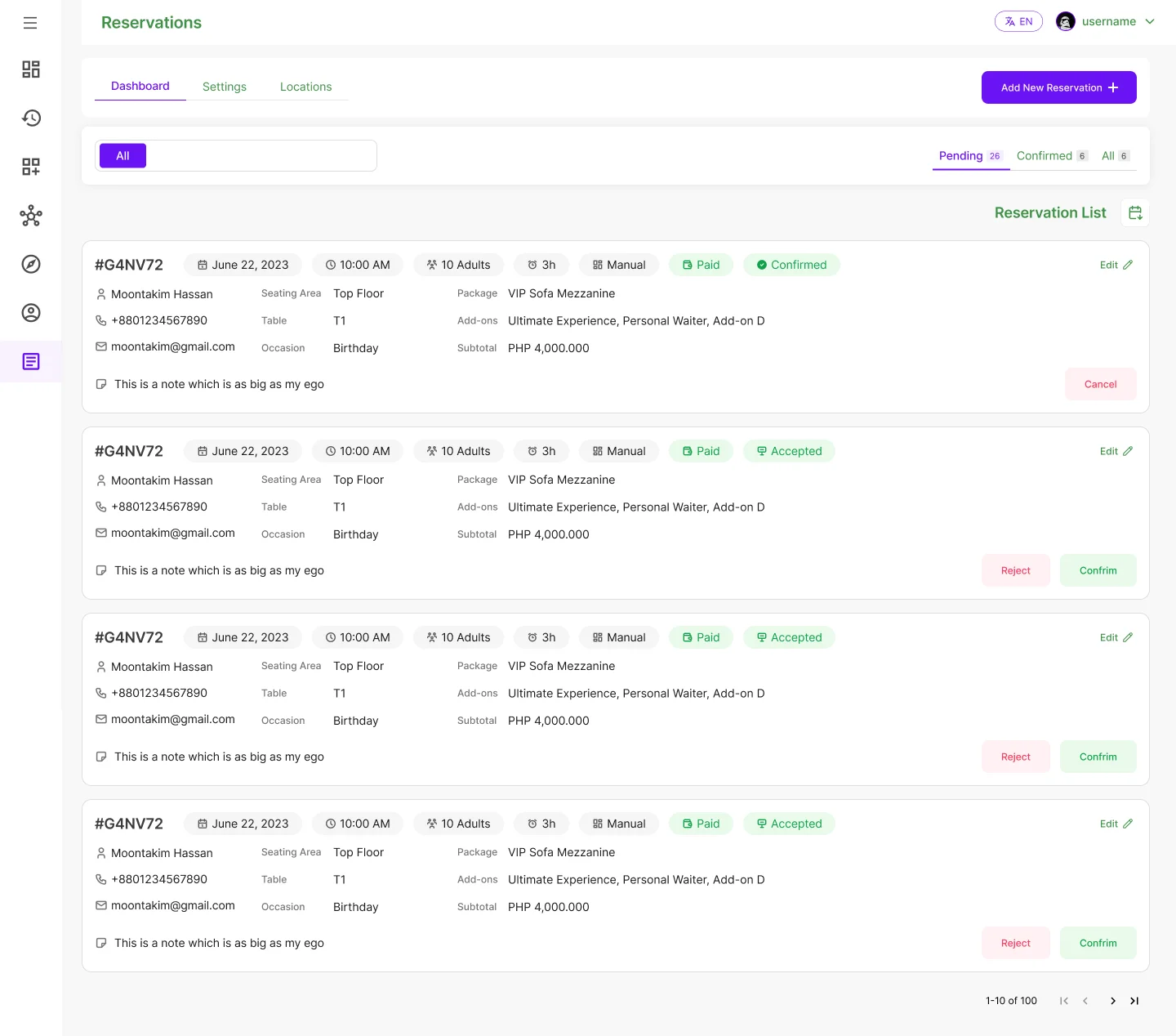 Restaurant Reservations - Online Booking System | klikit | klikit